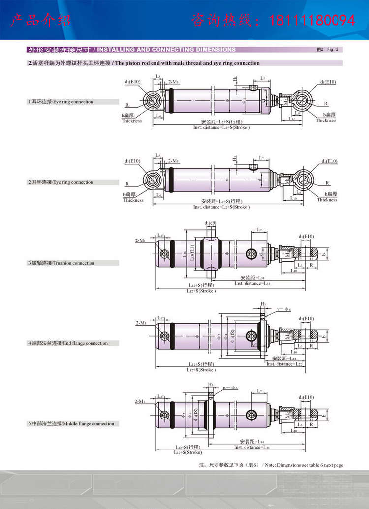 HSG系列基型液压缸--泸州邦一液压件有限公司